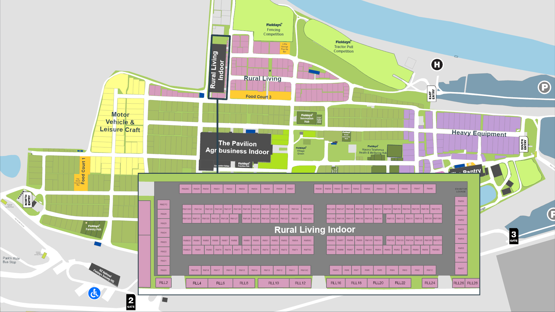 Maps for Indoor Exhibitors - Fieldays