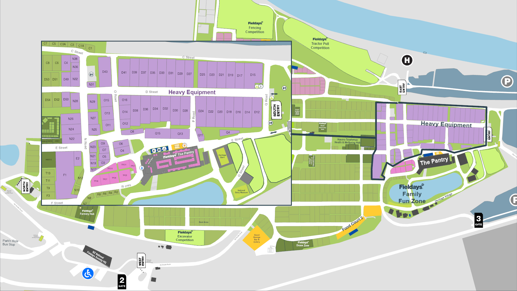 Maps for Outdoor Exhibitors - Fieldays