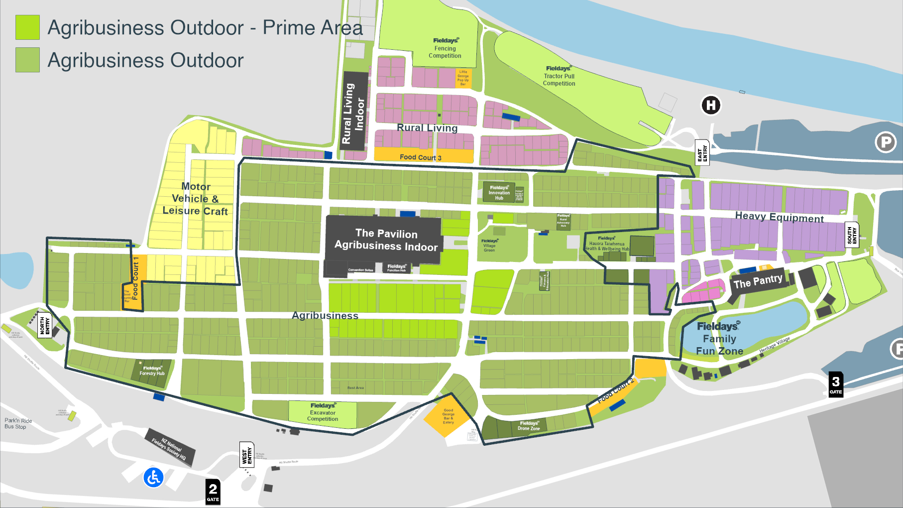 Maps for Outdoor Exhibitors - Fieldays