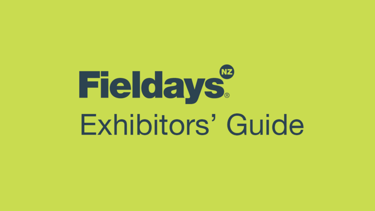 Fieldays Exhibitor Guide - Fieldays